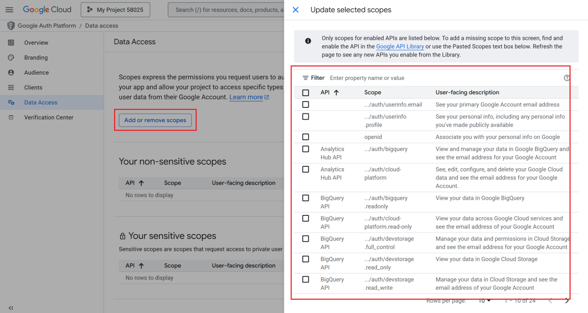 File:Google Cloud Add or Remove Scopes.png - innovaphone wiki